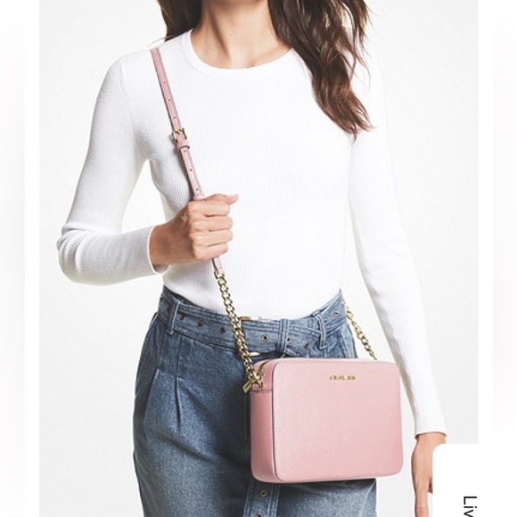MICHAEL Michael Kors | Bags | Michael Michael Kors Light Pink Crossbody ...